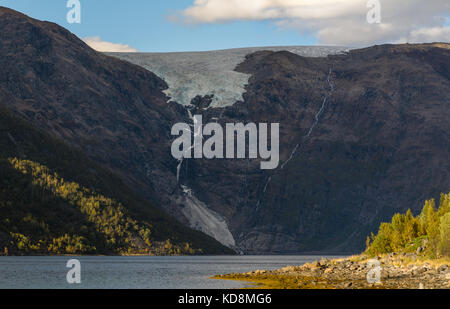 Jøkelfjord, Jøkelfjorden, Øksfjordjøkeln, isbre, glacier, Northern ...