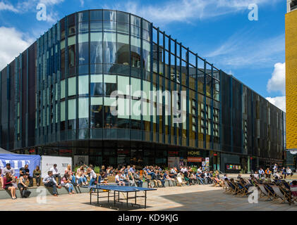 The 'Home' arts centre building, Tony Wilson Place, First Street ...