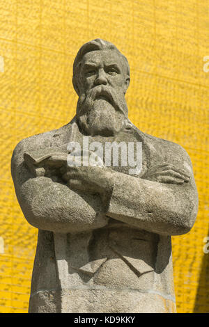 Statue of Friedrich Engels brought from a village in the Ukraine by the ...