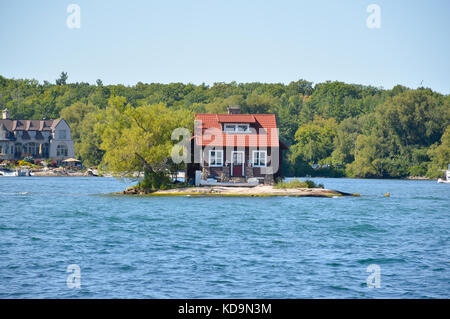 The Just Room Enough Island. 1000 Islands and Kingston in Ontario ...