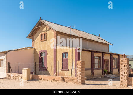REHOBOTH, NAMIBIA - JUNE 14, 2017: The Tropic of Capricorn sign board ...