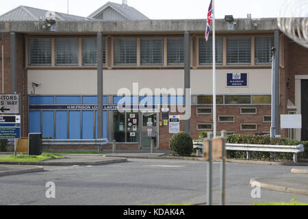 The exterior of HMP Long Lartin, where a total of 81 inmates were ...