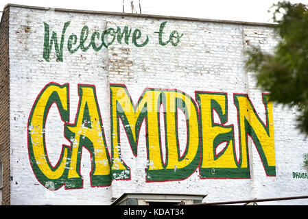 Welcome to Camden Lock sign camden market camden town London Stock ...