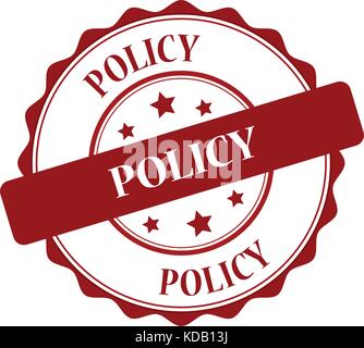 policy stamp. sign. seal Stock Vector Image & Art - Alamy