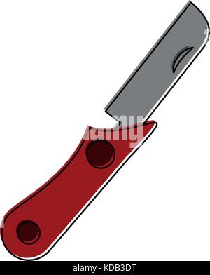 switchblade knife icon image Stock Vector Image & Art - Alamy
