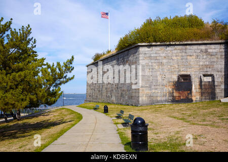 Fort Independence at the Castle Island, South Boston, Massachusetts ...