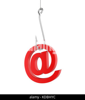 phishing email scam malware bait single isolated icon with flat style ...