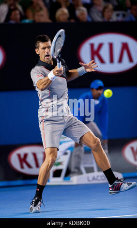 Australian Open Tennis 2013 Melbourne - Rod Laver Arena - Bernard Tomic ...