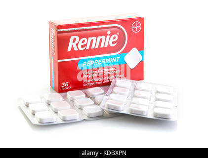 Rennie tablets, Rennie indigestion relief, Rennie heartburn tablets ...