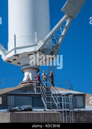Eole, world's tallest vertical-axis windmill, village of Cap-Chat ...