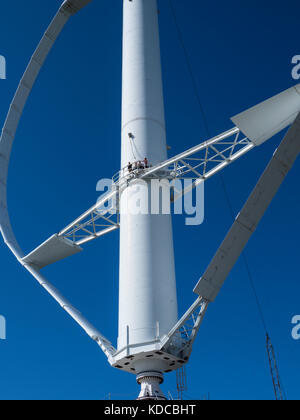 Eole, world's tallest vertical-axis windmill, village of Cap-Chat ...