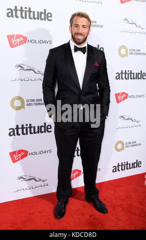 EDITORIAL USE ONLY Chris Robshaw attends the Virgin Atlantic Attitude ...