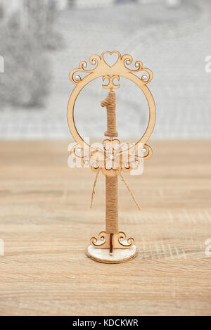 Wedding guest table decorated with bouquet and settings Stock Photo - Alamy