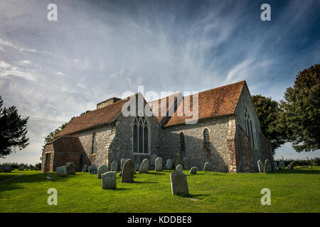 St Mary Stelling Church at Stelling Minnis, Kent, UK Stock Photo - Alamy