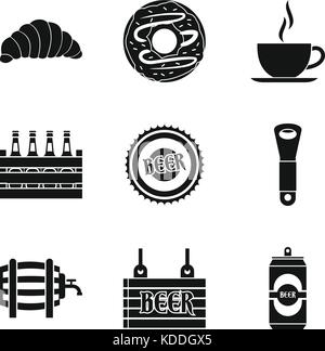 Draft icons set, simple style Stock Vector Image & Art - Alamy