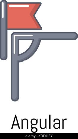 Line style icon of a match. Clean and modern vector illustration for ...