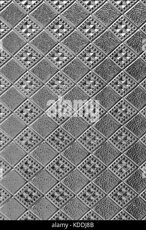 Glass texture with pattern of cathedral type squares Stock Photo - Alamy