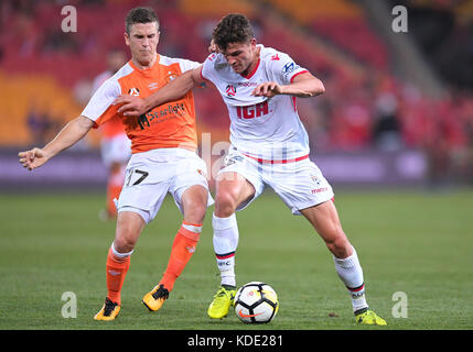 George Blackwood of Adelaide United with the ball during the Round 27 A ...