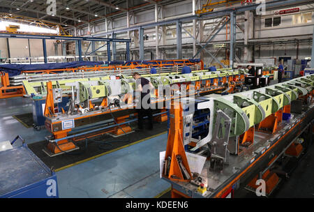 Aircraft wing parts being manufactured at Spirit Aerospace in Prestwick ...