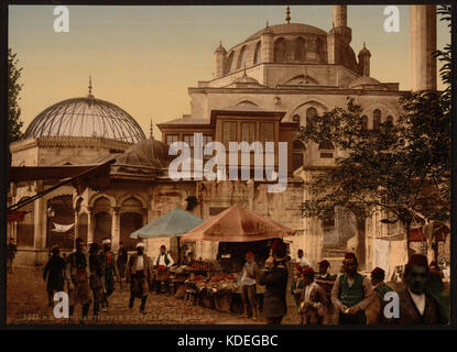 Mosque and street, Scutari, Constantinople, Turkey Stock Photo - Alamy