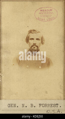 General Nathan Bedford Forrest was a Confederate Army general during ...
