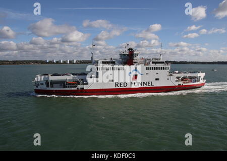 Red Funnel car ferry from Southampton to Isle of Wight - Red Falcon ...