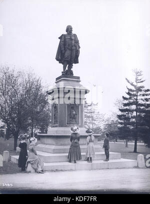Monument of William Shakespeare at the Public Park on the river Ilm in ...