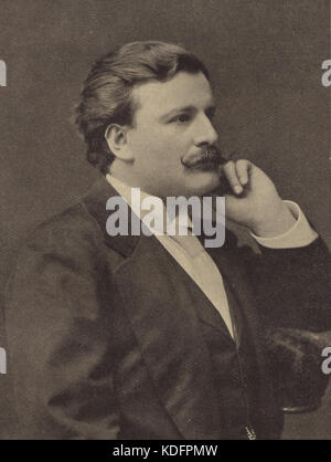 Photograph of Moriz Rosenthal (1862-1946) a Polish Jewish pianist and ...