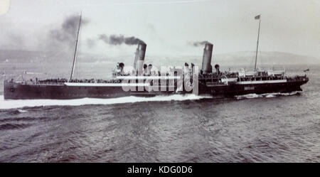 Image of RMS Empress Queen, a British passenger ship, during its ...