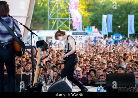 MADRID - SEP 9: Daughter (band) perform in concert at Dcode Music ...