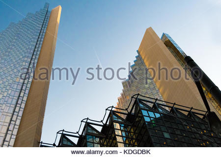 RBC Royal Bank of Canada headquarters building is gold plated on Bay ...