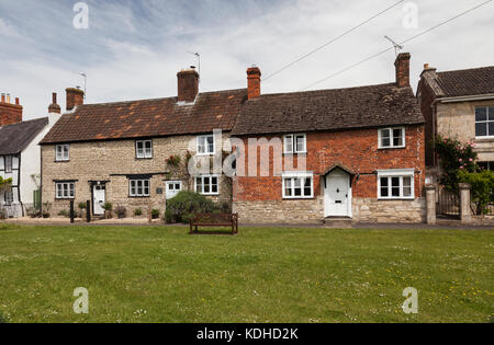 Old Wiltshire cottages in Old Derry Hill Chippenham UK Stock Photo ...