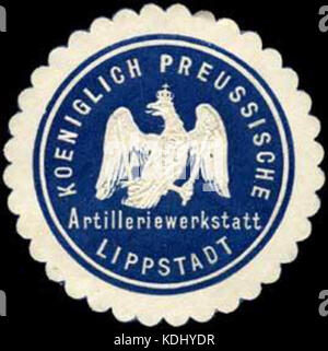 This image depicts the seal of the Royal Prussian Military Intendanture ...