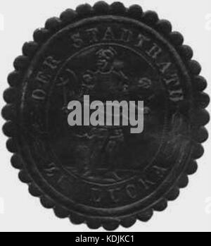 Siegelmarke Der Stadtrath zu Lucka W0361668 Stock Photo - Alamy