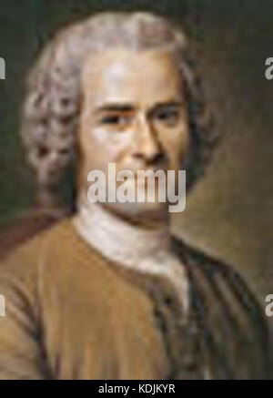 This 18th-century portrait of philosopher Jean-Jacques Rousseau was ...
