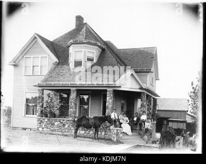 'Mr. White's house 1904' is a historical photograph showcasing the ...