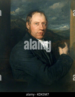 Richard Trevithick. Portrait of the British inventor and mining ...