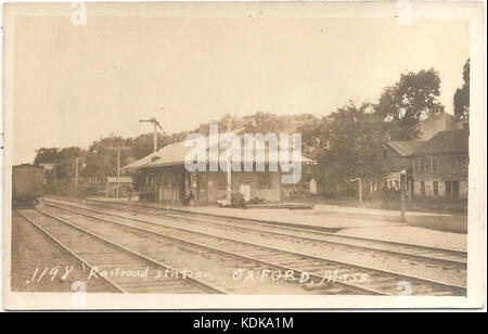 Oxford station postcard Stock Photo - Alamy