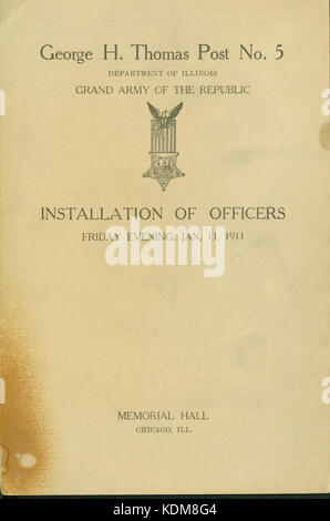 Officers of the Grand Army of the Republic (G.A.R.) at the dedication ...