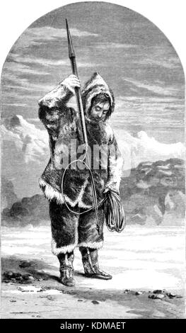 Life with the Esquimaux 1864 Volume 1 page 169 Stock Photo - Alamy