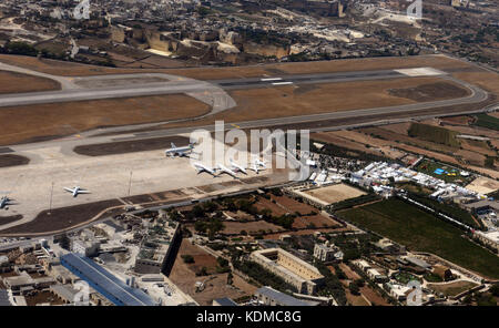 Malta International Airport at Luqa, Malta Stock Photo - Alamy