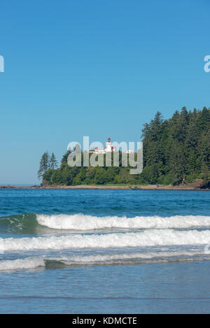 Carmanah Lighthouse in Pacific Rim National Park Stock Photo - Alamy