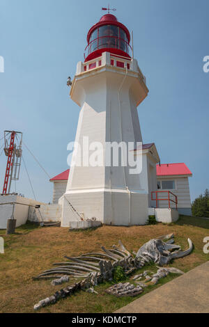 Carmanah Lighthouse in Pacific Rim National Park Stock Photo - Alamy