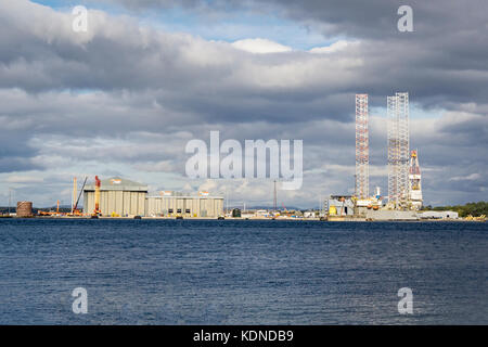 Global Energy at Nigg Energy Park Port of Nigg Highland Scotland UK ...