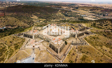 Forte da Graca, Elvas, Alentejo, Portugal, (Bastion fort or star fort ...