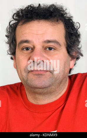 Chef/retaurateur Mark Hix cooking in his home kitchen Stock Photo - Alamy