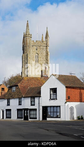 All Saints Village Parish Church Lydd Kent England UK Stock Photo - Alamy