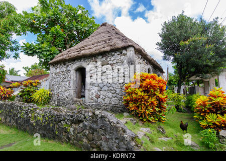 Traditional stone house at Batan Island, Batanes, Philippines Stock ...
