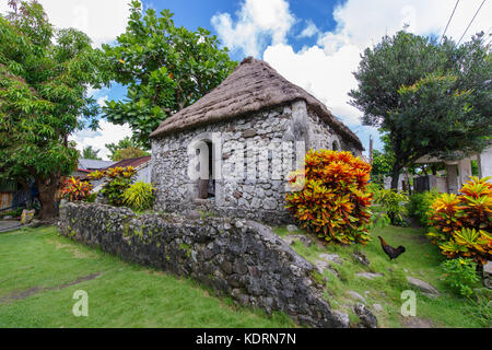 Traditional stone house at Batan Island, Batanes, Philippines Stock ...