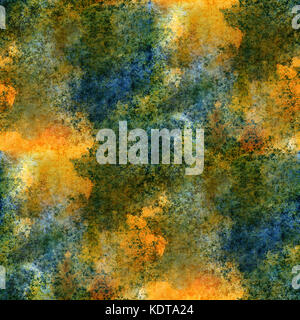 impressionism artist seamless blue green watercolor wallpaper Stock ...